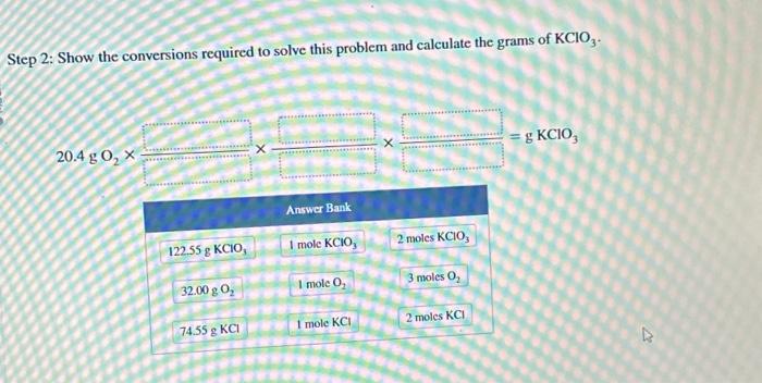 Step 2: Show the conversions required to solve this | Chegg.com