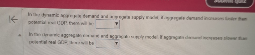 Solved In the dynamic aggregate demand and agaregate supply | Chegg.com