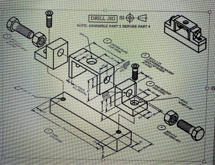 Solved There are two toleranced dimensions shown in this | Chegg.com