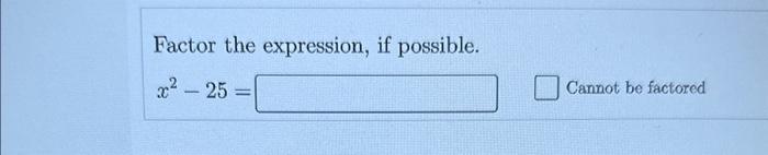 Solved Write the expression x2+2x−15 in factored form | Chegg.com