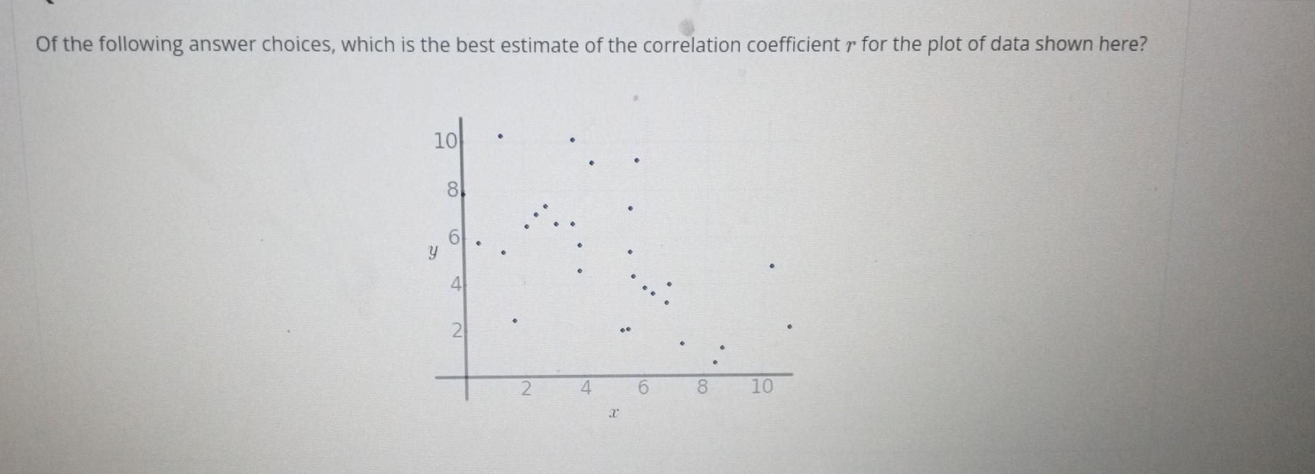 Of the following answer choices, which is the best | Chegg.com