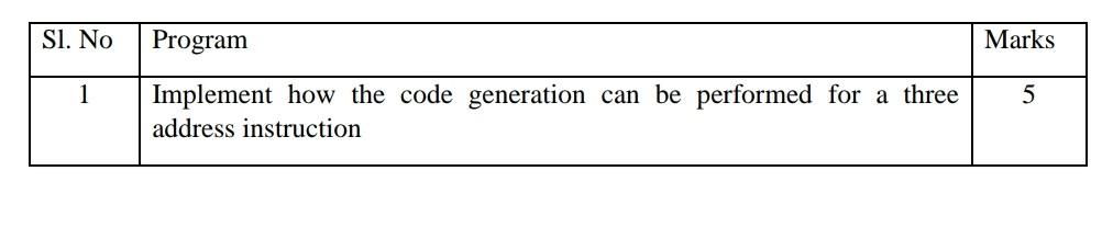 Solved \begin{tabular}{|c|l|c|} \hline Sl. No & Program & | Chegg.com