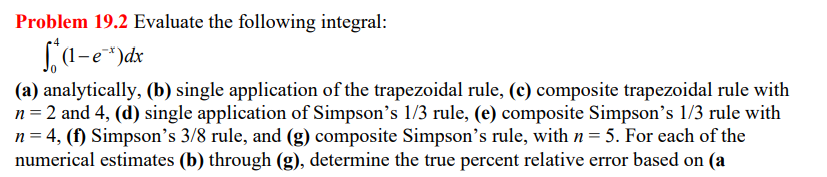 Solved Please solve this problem using Matlab: ﻿Problem 19.2 | Chegg.com