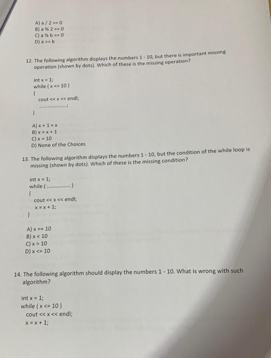 Solved 9. The following algorithm prints the summation of a | Chegg.com