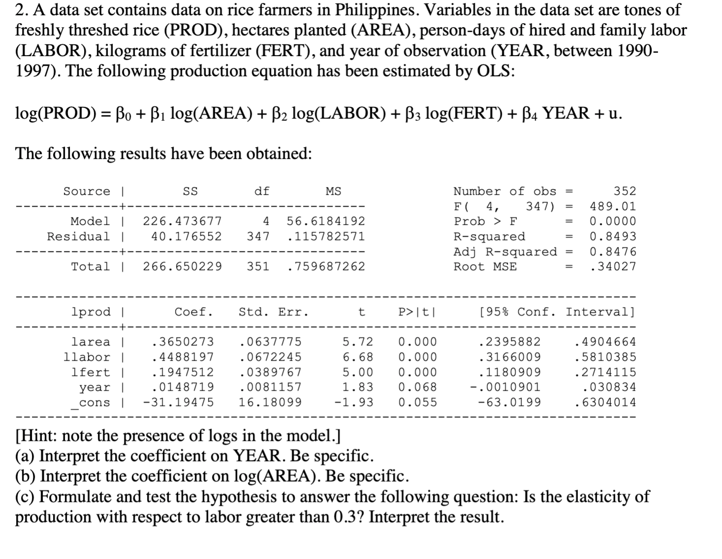Solved please help answer and explain parts a-c | Chegg.com