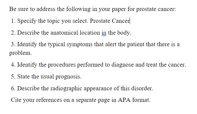 Solved Be sure to address the following in your paper for | Chegg.com