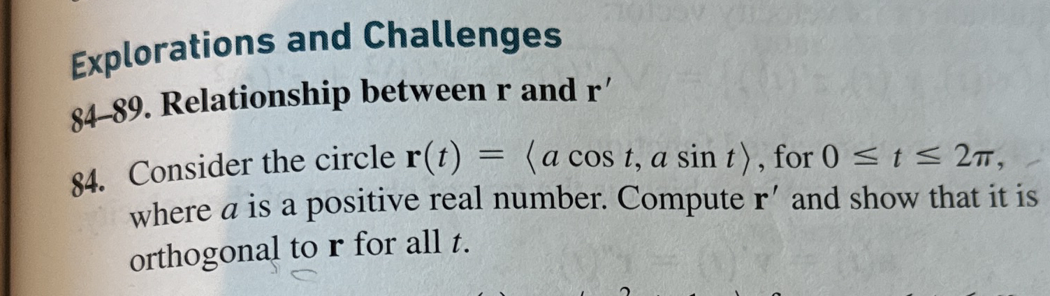 Solved Explorations and Challenges84-89. ﻿Relationship | Chegg.com