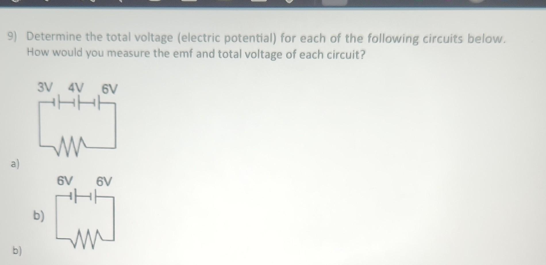 Solved how would you measure the emf and the total voltage | Chegg.com