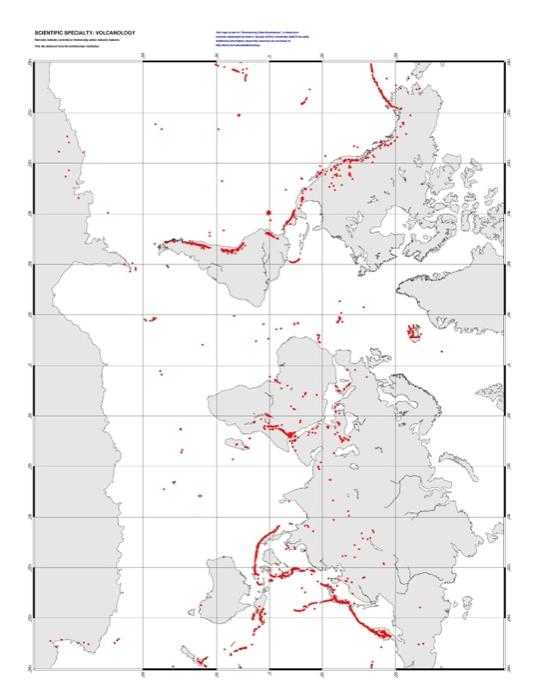 Solved Look at the map of plate boundaries and the map of | Chegg.com
