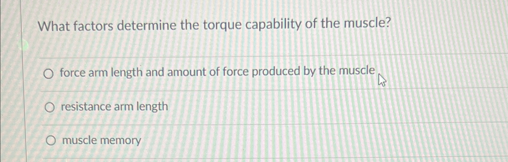 Solved What factors determine the torque capability of the | Chegg.com