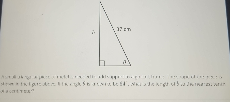 Solved A small triangular piece of metal is needed to add | Chegg.com