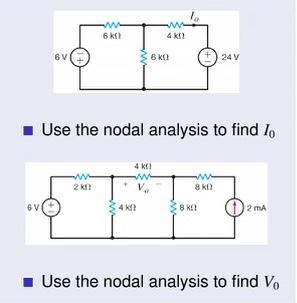 Solved Use the nodal analysis to find I0 Use the nodal | Chegg.com