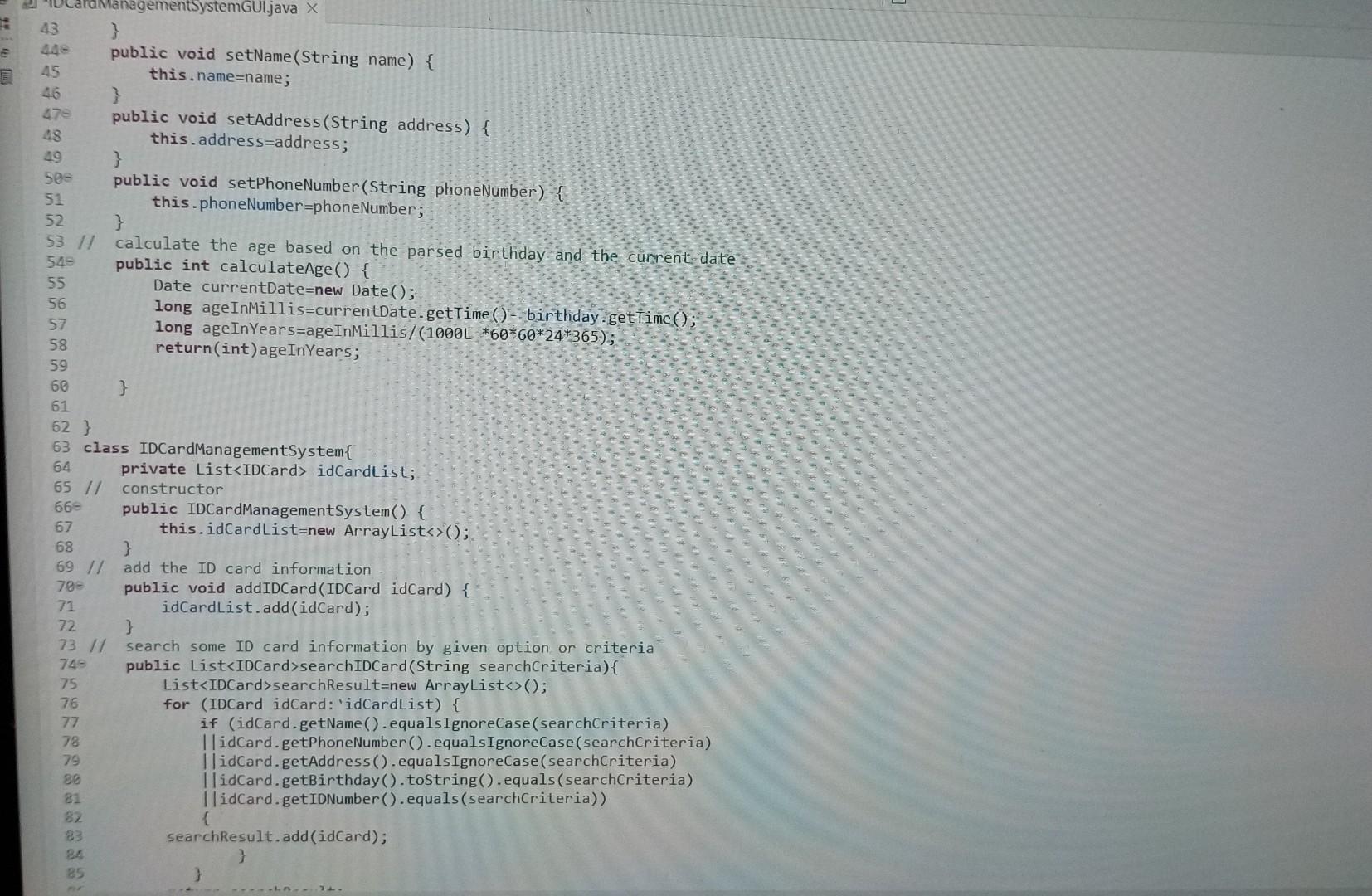 Solved this is the task this is the code written but the | Chegg.com