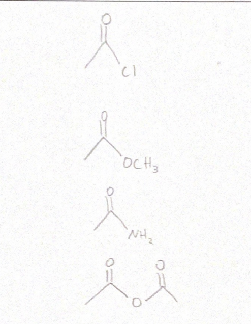 Solved List these in order of least reactive to most | Chegg.com