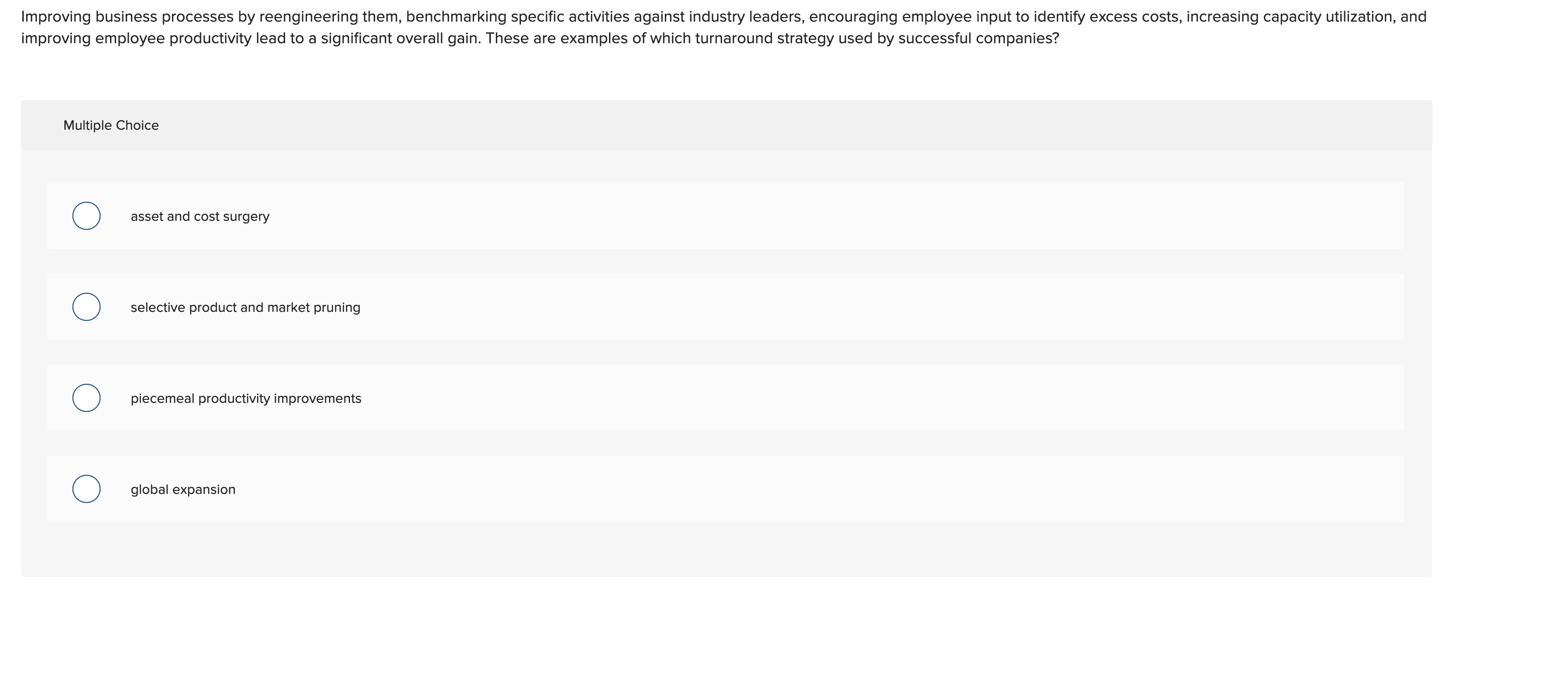 Solved improving employee productivity lead to a significant | Chegg.com