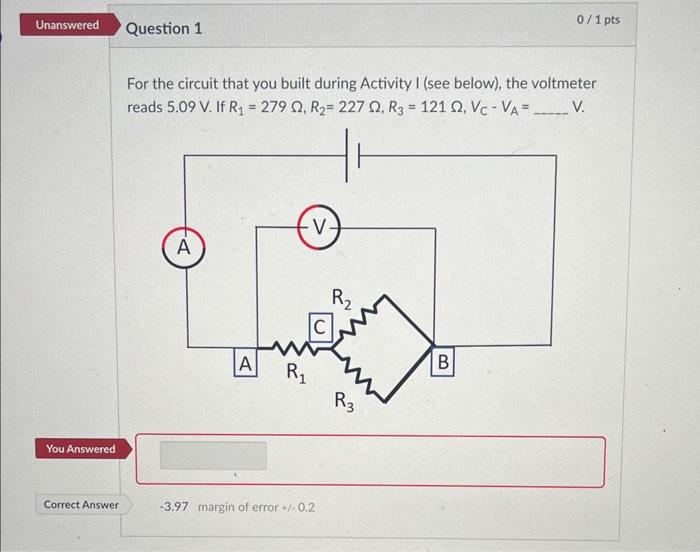 Solved Potential difference in circuits with resistors...the | Chegg.com
