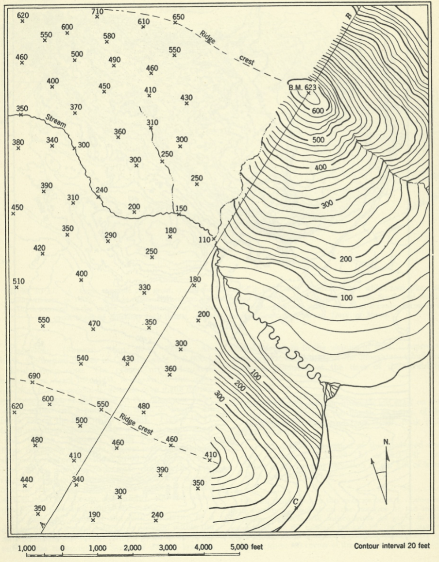 Solved you only need to complete the index contours. The | Chegg.com