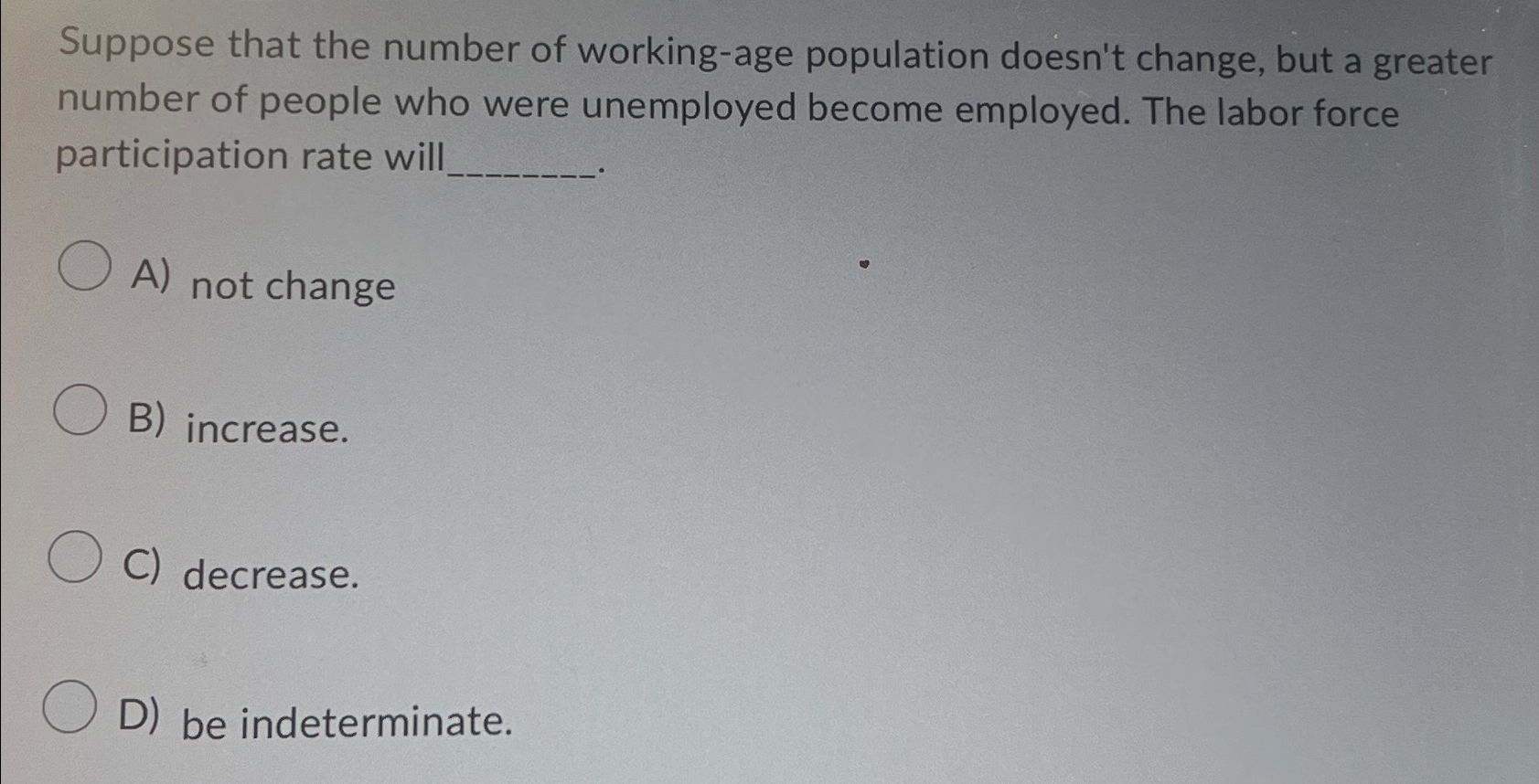 Solved Suppose that the number of working-age population | Chegg.com