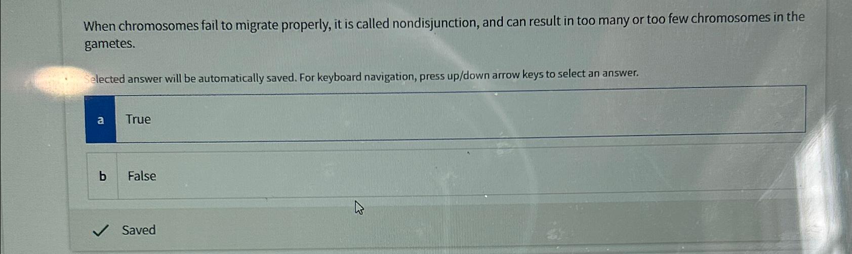 Solved When chromosomes fail to migrate properly, it is | Chegg.com