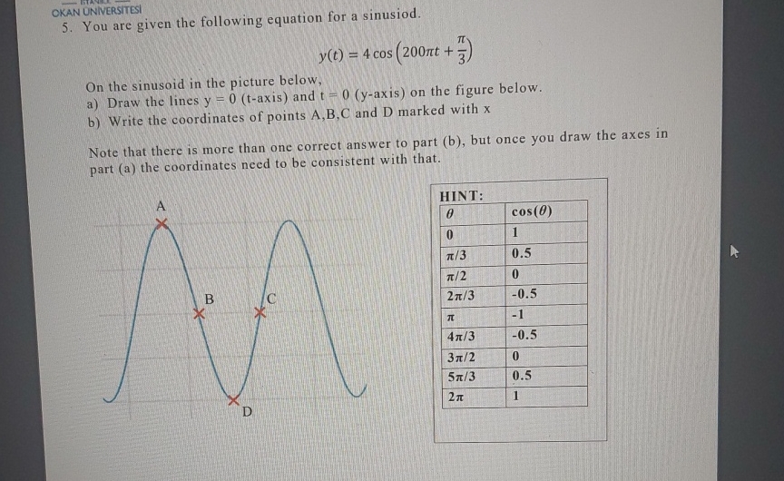 Solved 5. ﻿You are given the following equation for a | Chegg.com