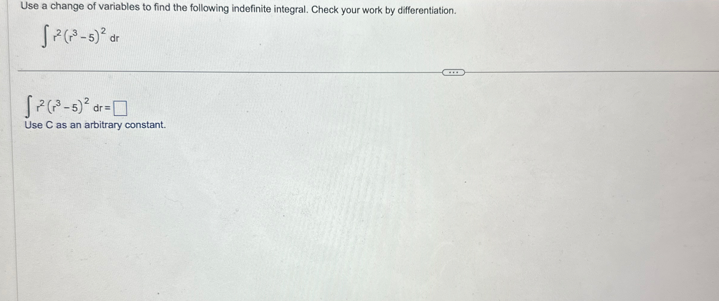 Solved Use a change of variables to find the following | Chegg.com