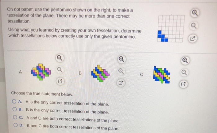 Solved On dot paper, use the pentomino shown on the right, | Chegg.com