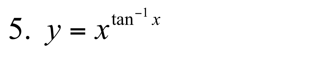 Solved y=xtan-1x | Chegg.com