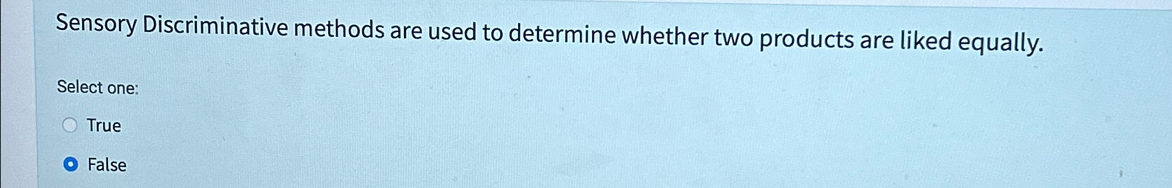 Solved Sensory Discriminative methods are used to determine | Chegg.com