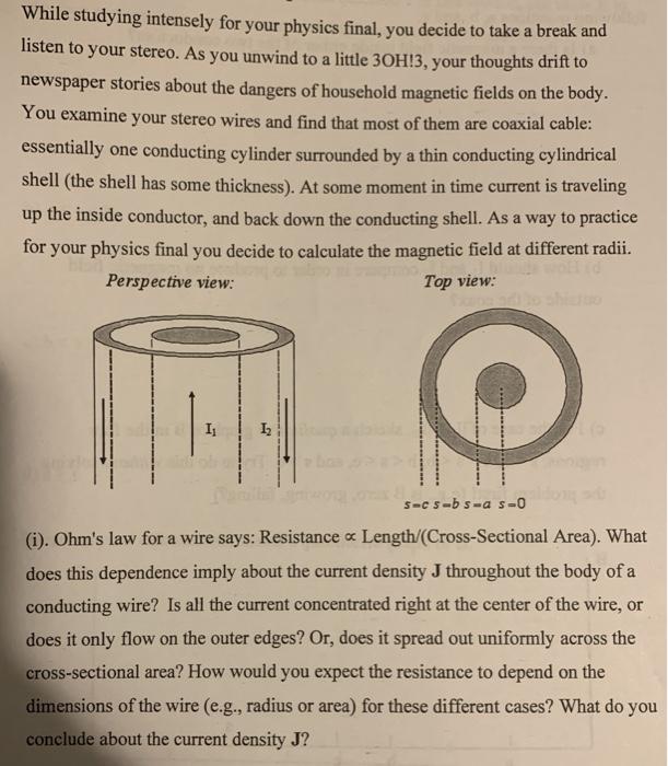 Solved While studying intensely for your physics final, you | Chegg.com
