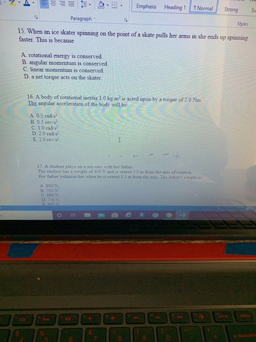 Solved MINI Su Emphasis Heading 1 1 Normal Strong Paragraph | Chegg.com