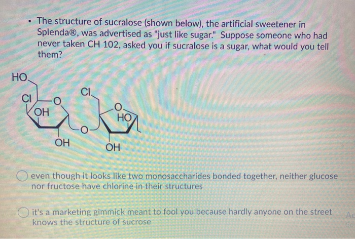 Solved Two saccharide molecules are shown below. What is the | Chegg.com