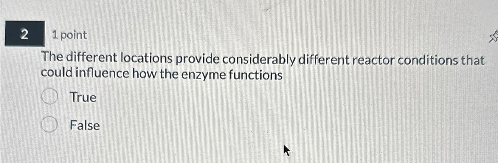 Solved 21 ﻿pointThe different locations provide considerably | Chegg.com