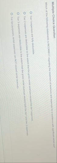 Solved Multiple Cholce QuestionWhich of the following | Chegg.com