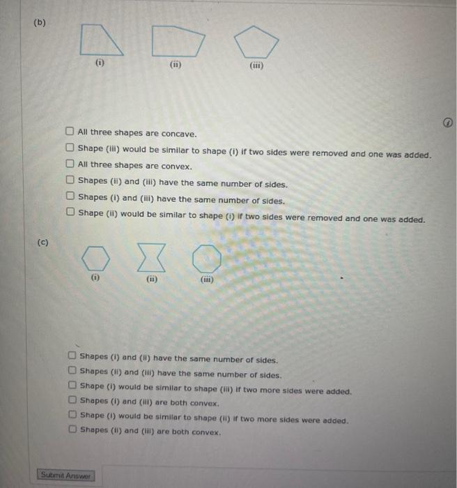 Solved In each case below, in what ways are the figures | Chegg.com