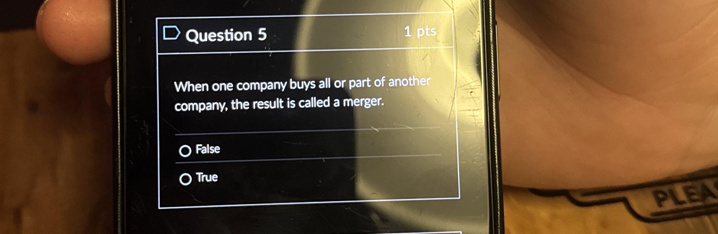 Solved Question 51 ﻿pts.When one company buys all or part of | Chegg.com