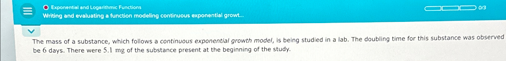 Solved Exponential and Logarithmic FunctionsWriting and | Chegg.com