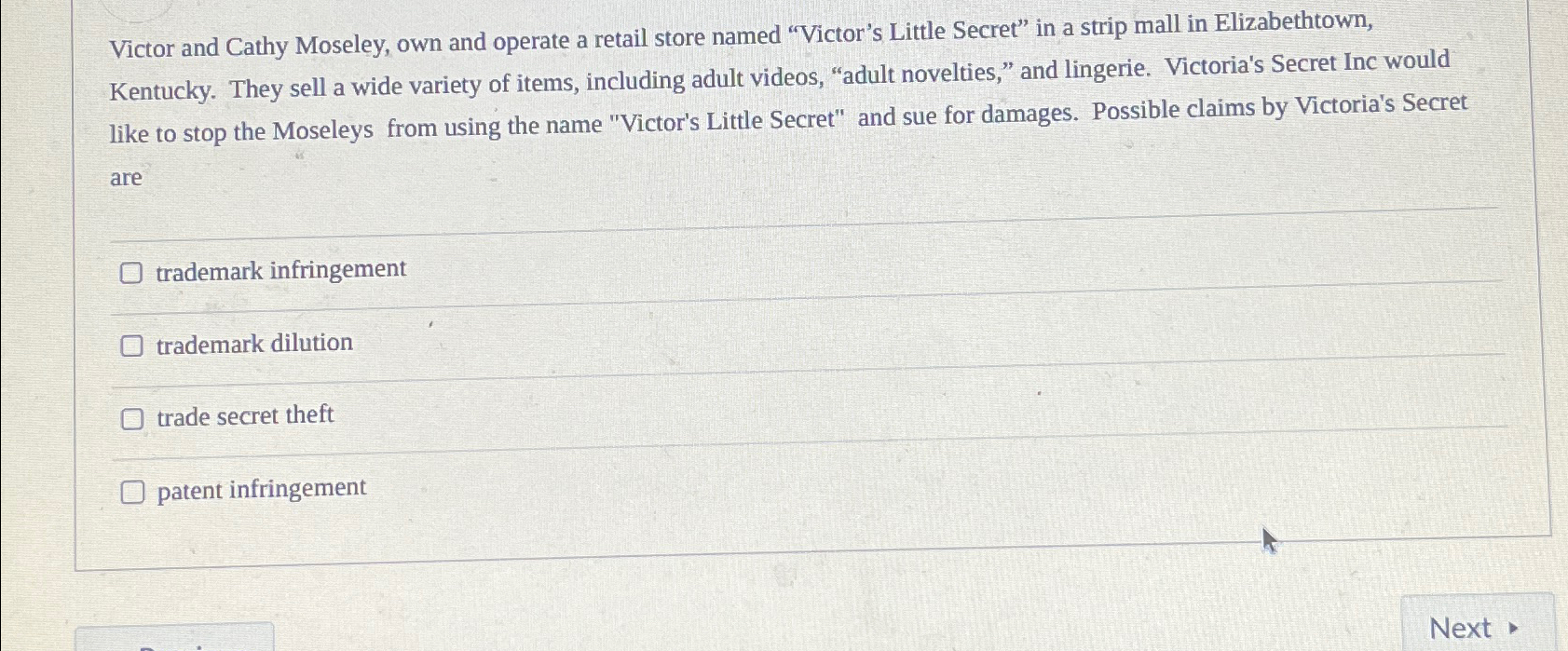 Solved Victor and Cathy Moseley, own and operate a retail | Chegg.com