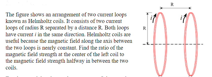 Solved The figure shows an arrangement of two current loops | Chegg.com