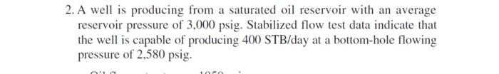 plot the IPR Curve when the reservoir pressure is | Chegg.com