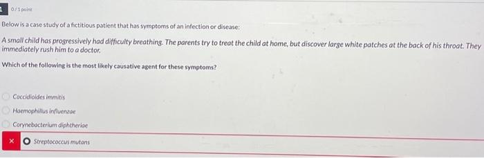 Solved Below is a case study of a fictitious patient that | Chegg.com