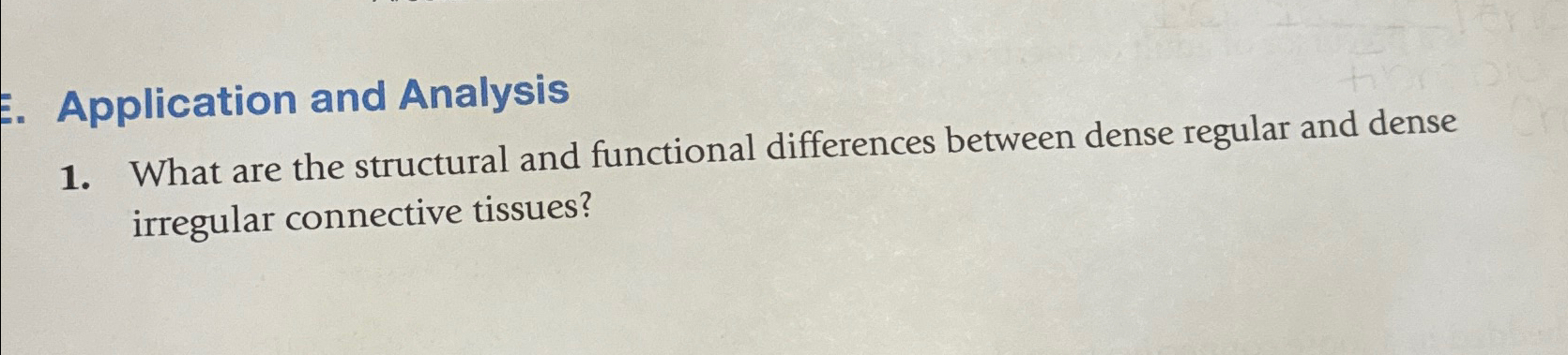 Solved Application and AnalysisWhat are the structural and | Chegg.com