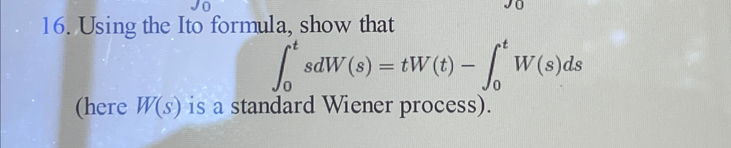 Solved Using the Ito formula, show | Chegg.com