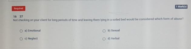 Solved 16,37Not checking on your client for long periods of | Chegg.com