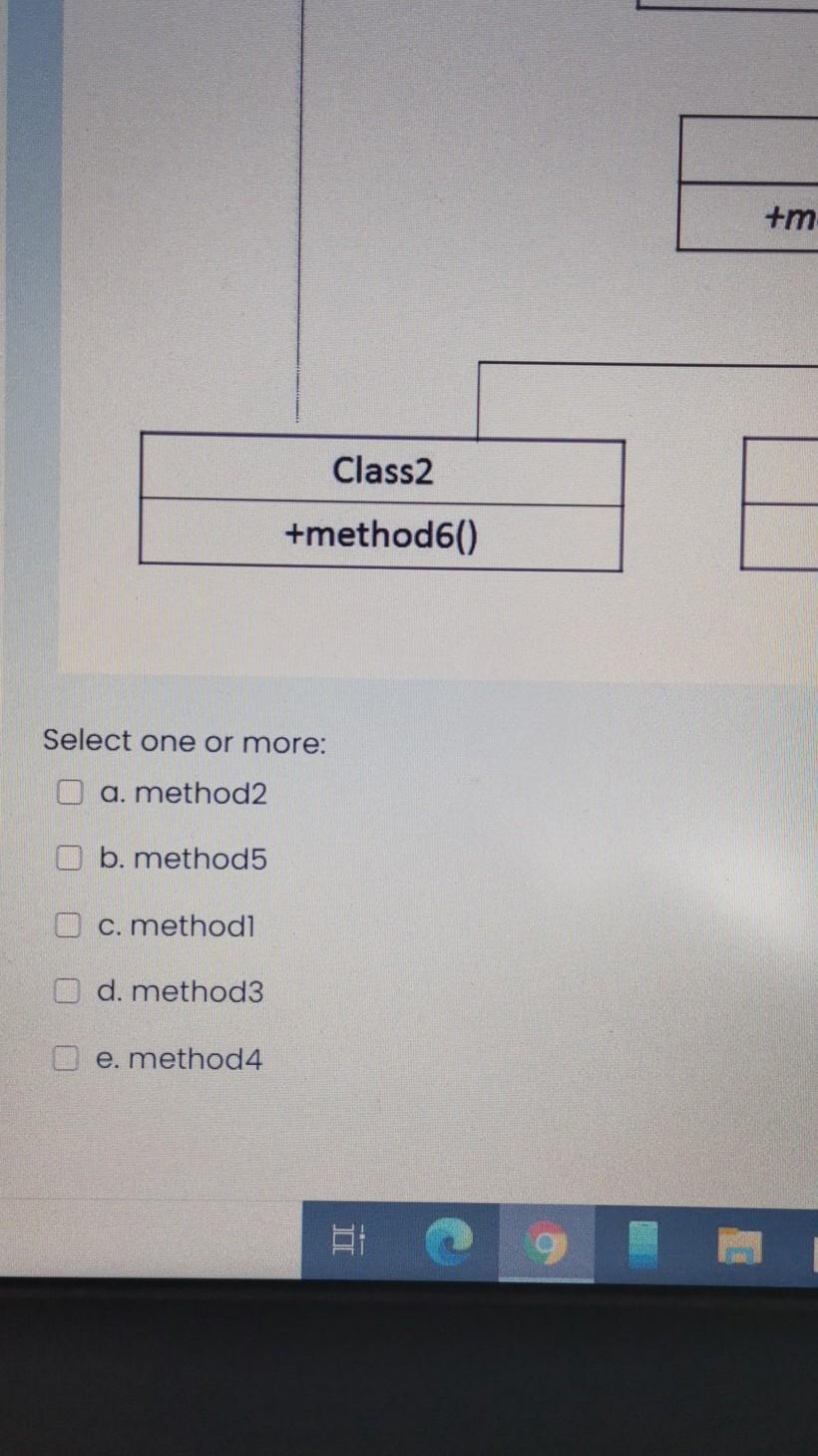 Solved In the following hierarchy, given that Classl is | Chegg.com