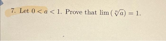 Solved 7. Let 0
