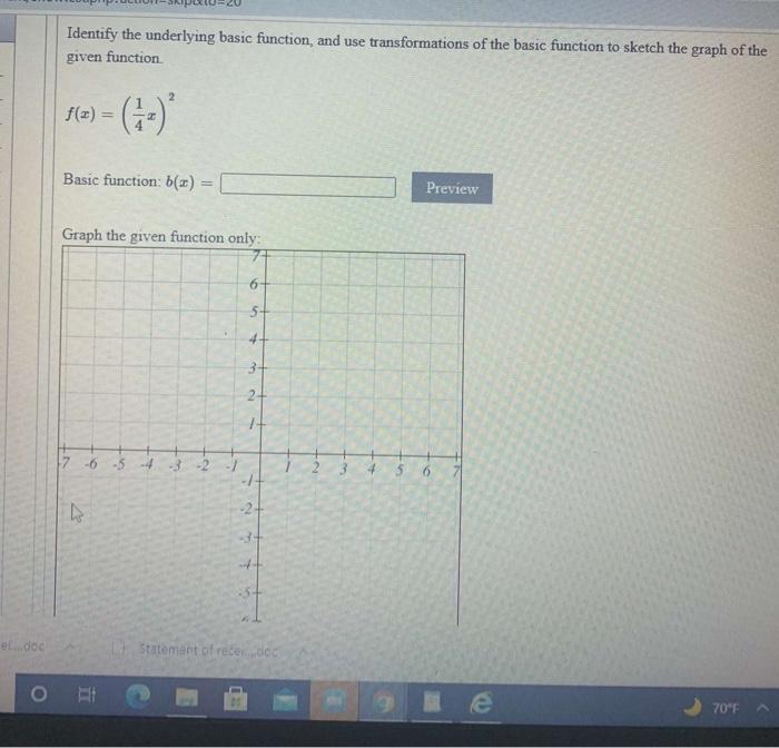 Solved Identify the underlying basic function, and use | Chegg.com