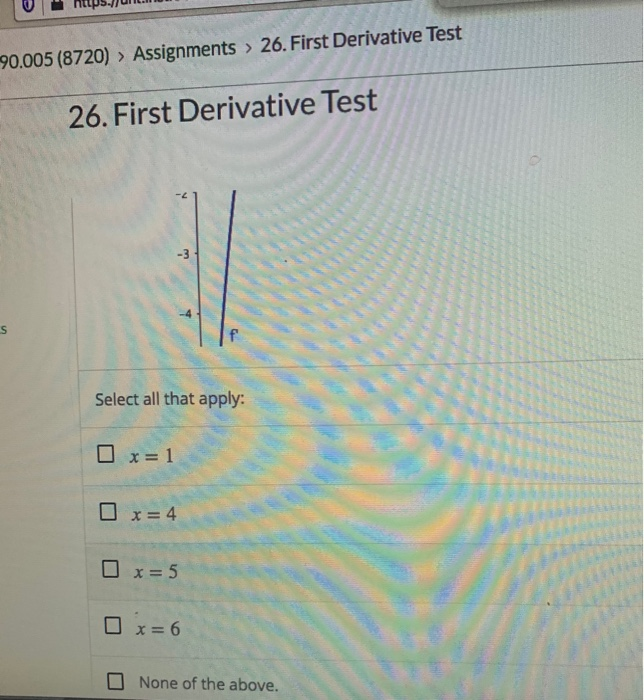 Solved 26. First Derivative Test Use the first derivative | Chegg.com