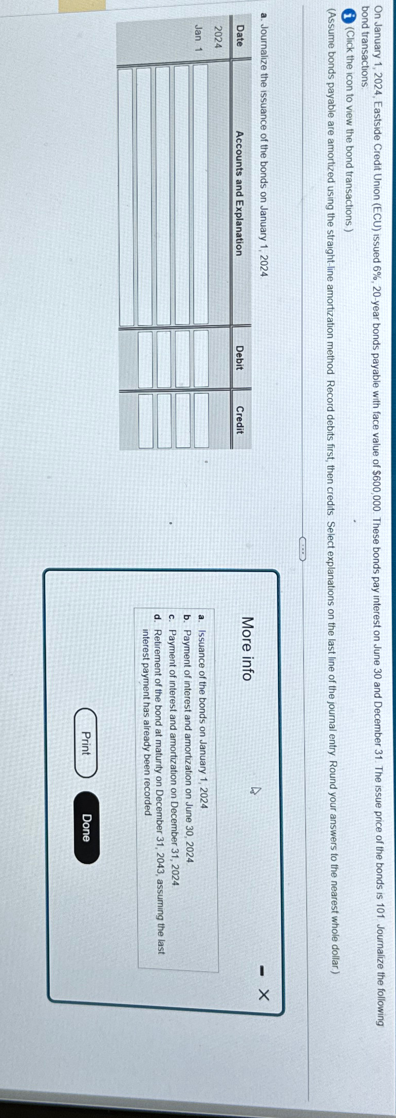 Solved bond transactions.(Click the icon to view the bond | Chegg.com