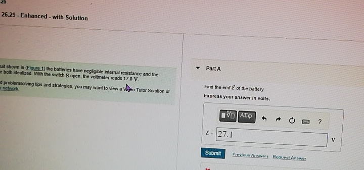 26.29 - ﻿Enhanced - ﻿with Solutionut shown in (Figure | Chegg.com