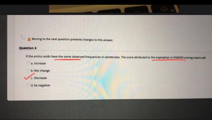 Solved a. Moving to the next question prevents changes to | Chegg.com